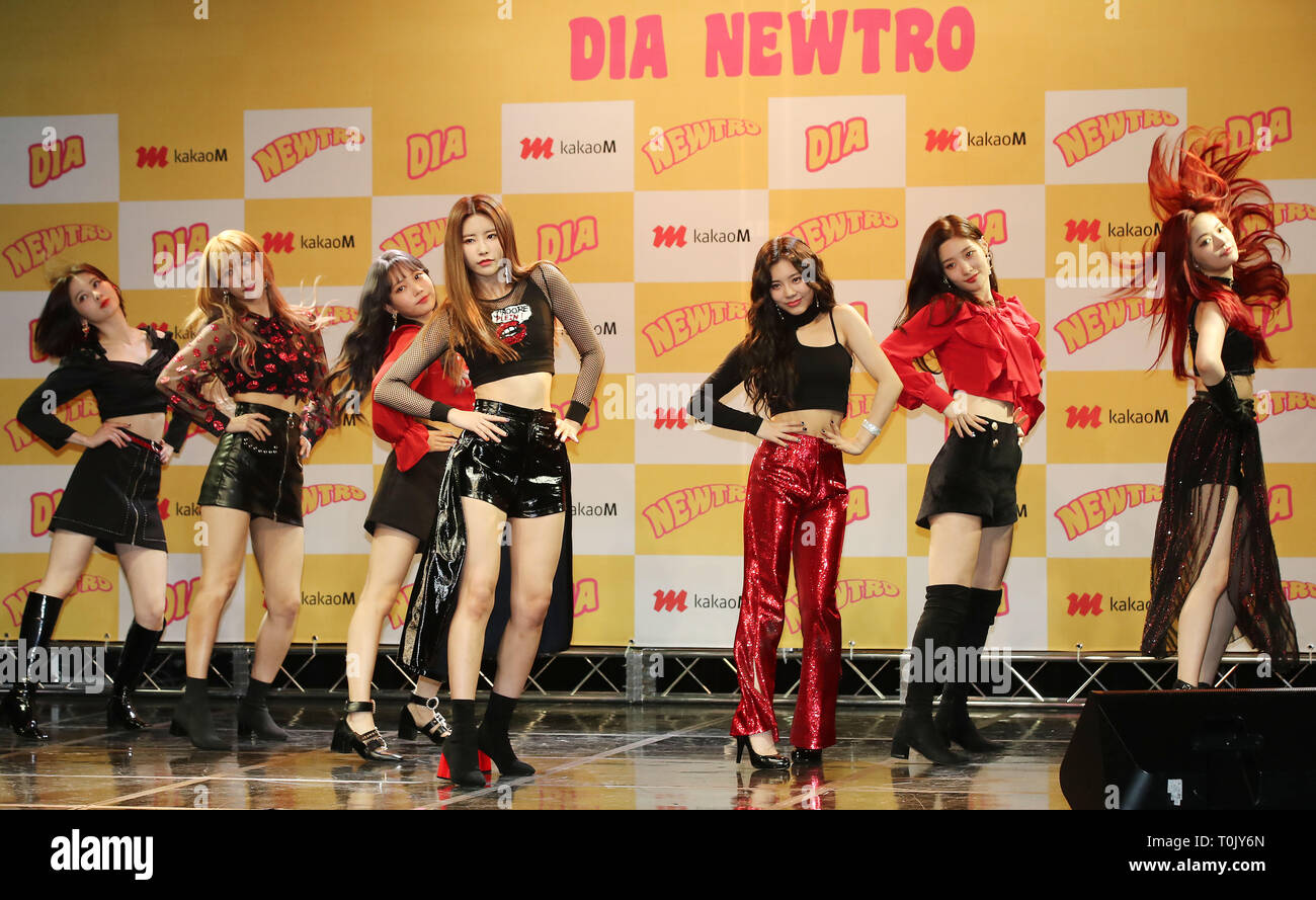 21st Mar, 2019. S. Korean girl group DIA South Korean girl group DIA ...