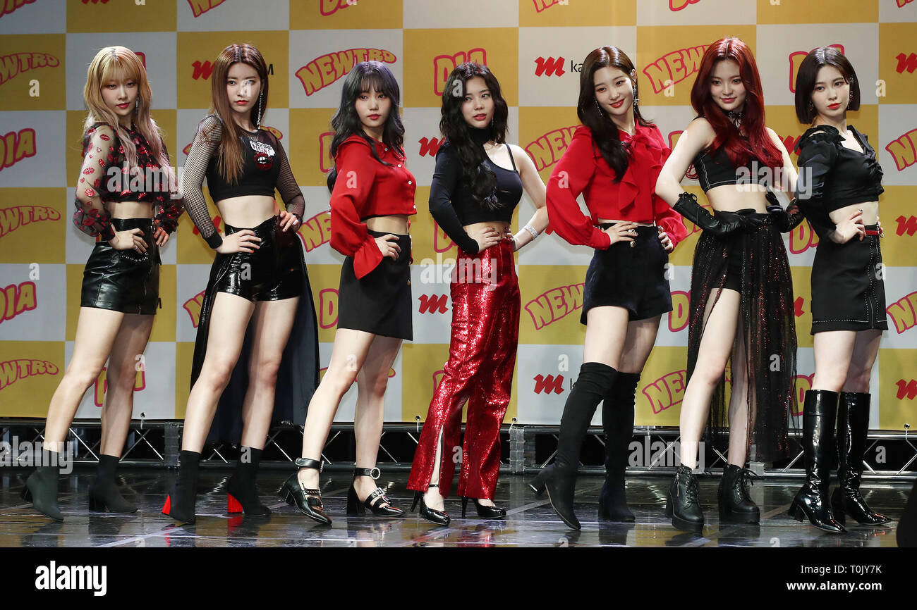 21st Mar, 2019. S. Korean girl group DIA South Korean girl group DIA ...