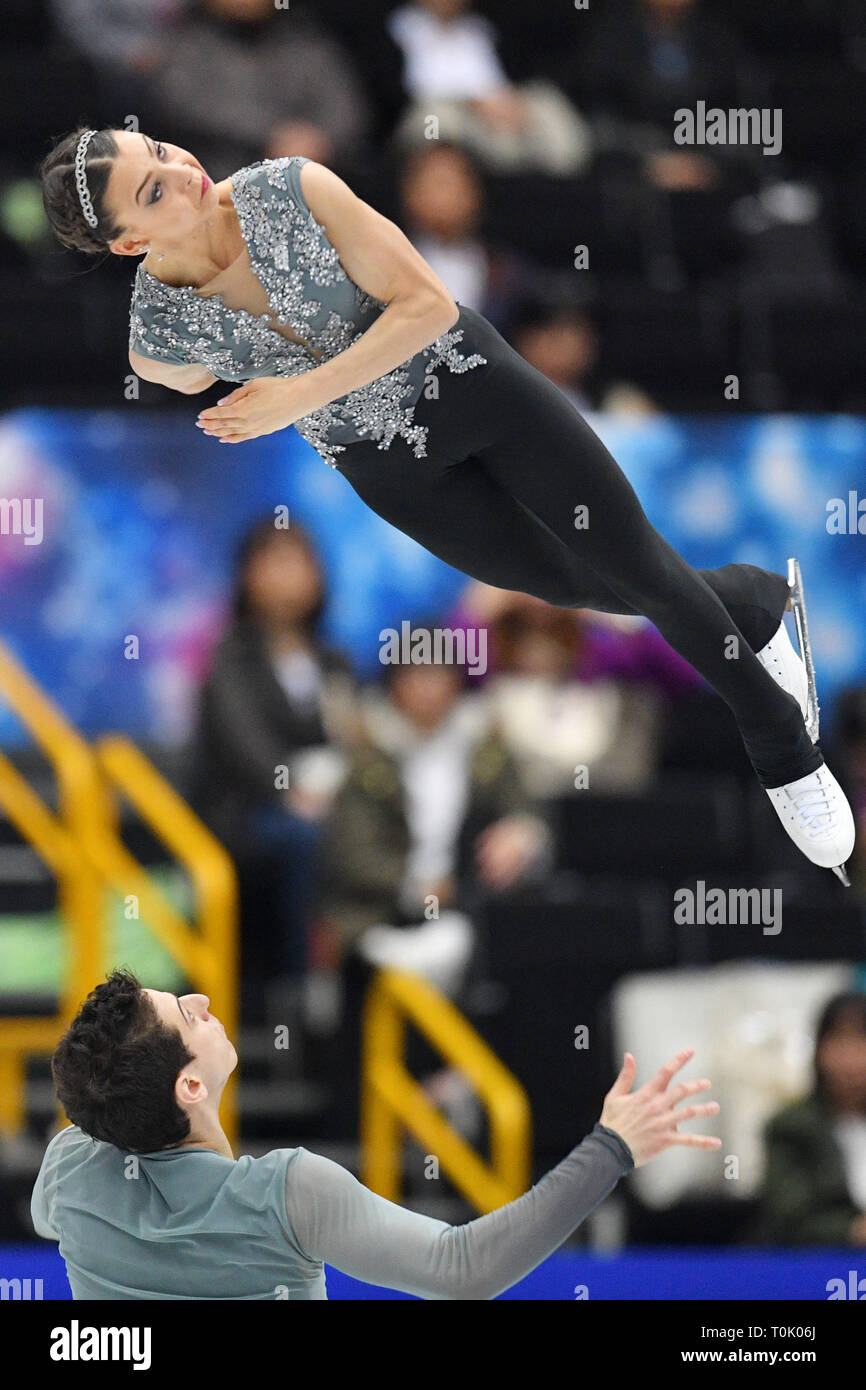 Saitama, Japan. Credit: MATSUO. 21st Mar, 2019. Laura Barquero & Aritz ...