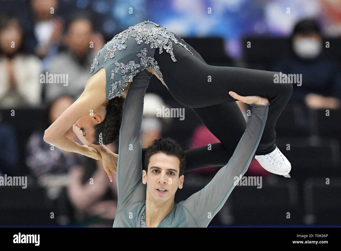 Saitama, Japan. Credit: MATSUO. 21st Mar, 2019. Laura Barquero & Aritz ...