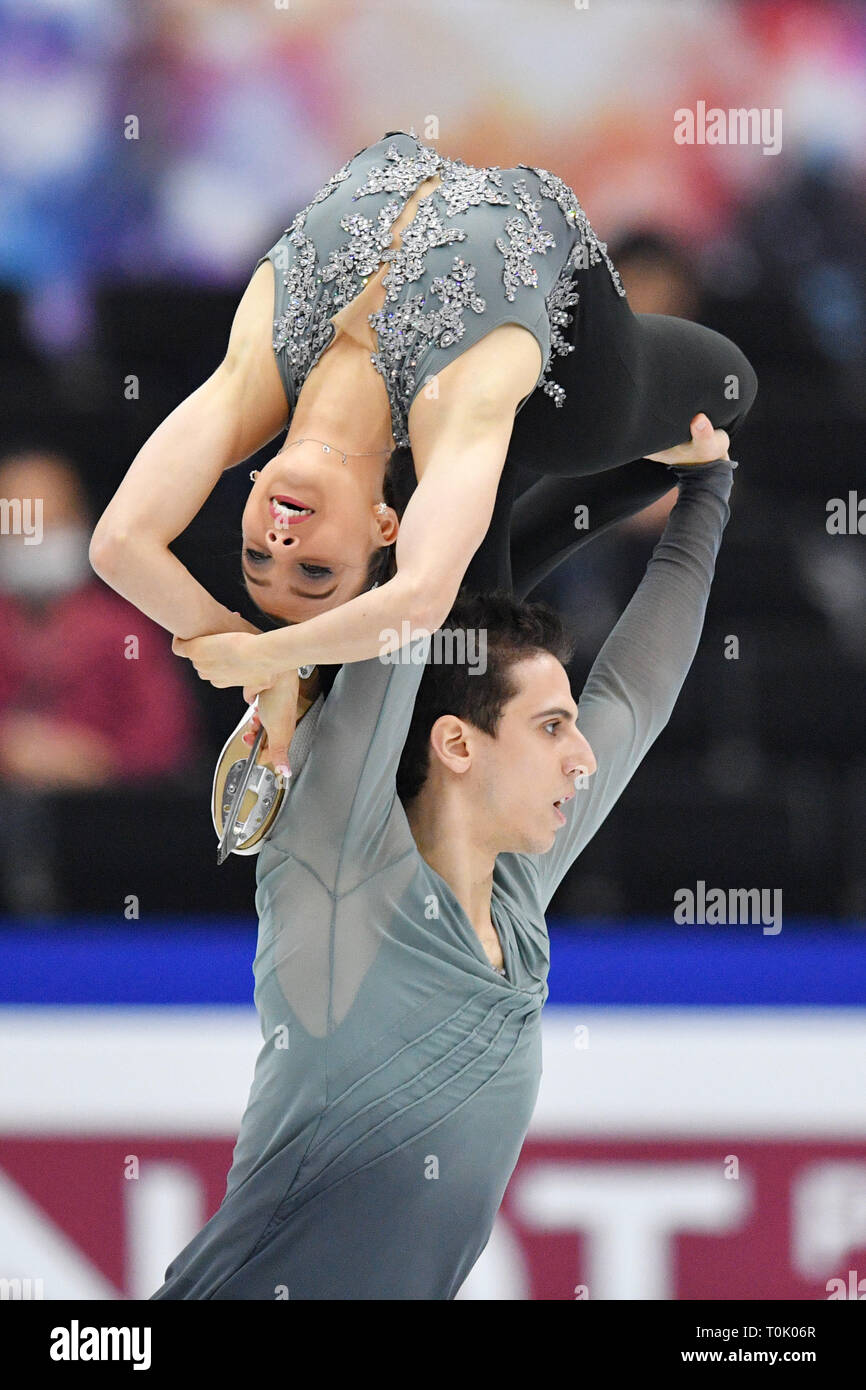 Saitama, Japan. Credit: MATSUO. 21st Mar, 2019. Laura Barquero & Aritz ...