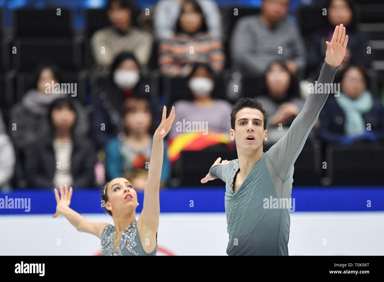 Saitama, Japan. Credit: MATSUO. 21st Mar, 2019. Laura Barquero & Aritz ...
