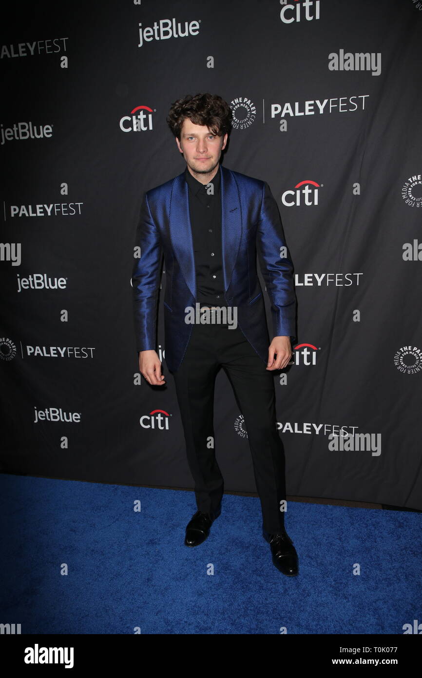 Hollywood CA March 20:Brett Dier arrives for the PaleyFest presentation ...