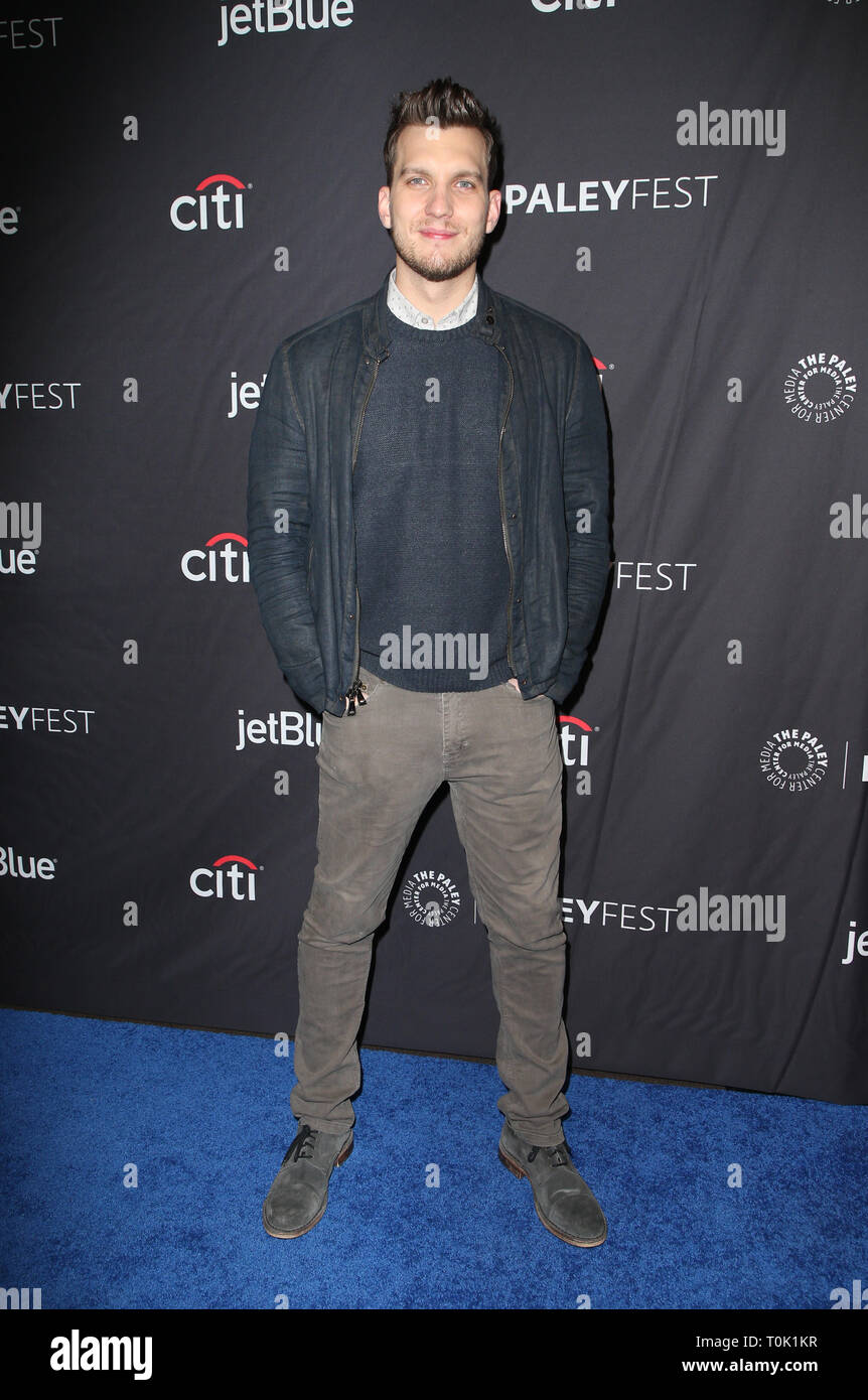 Hollywood CA March 20: Scott Michael Foster, arrives for The Paley ...