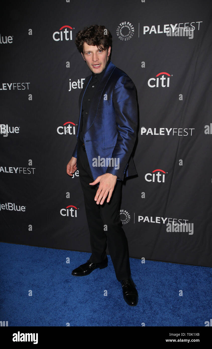 Hollywood CA March 20: Brett Dier, arrives for The Paley Center For ...