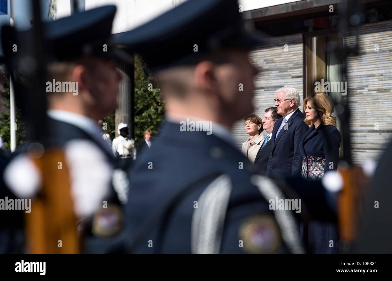 Zagreb, Croatia. 21st Mar, 2019. President Frank-Walter Steinmeier (2nd ...