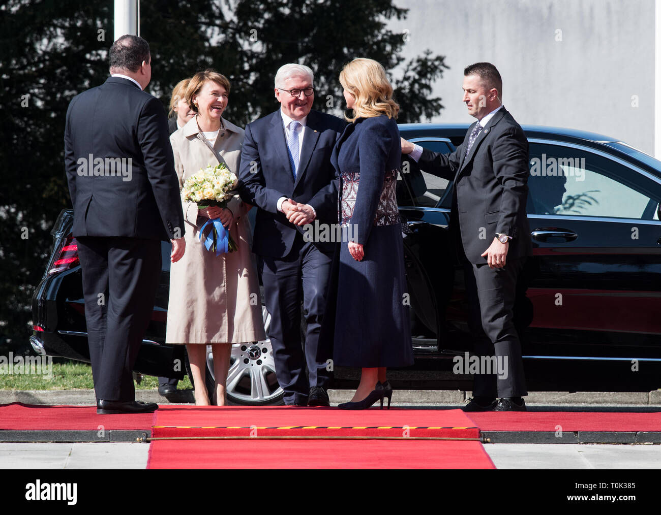 Zagreb, Croatia. 21st Mar, 2019. Federal President Frank-Walter ...