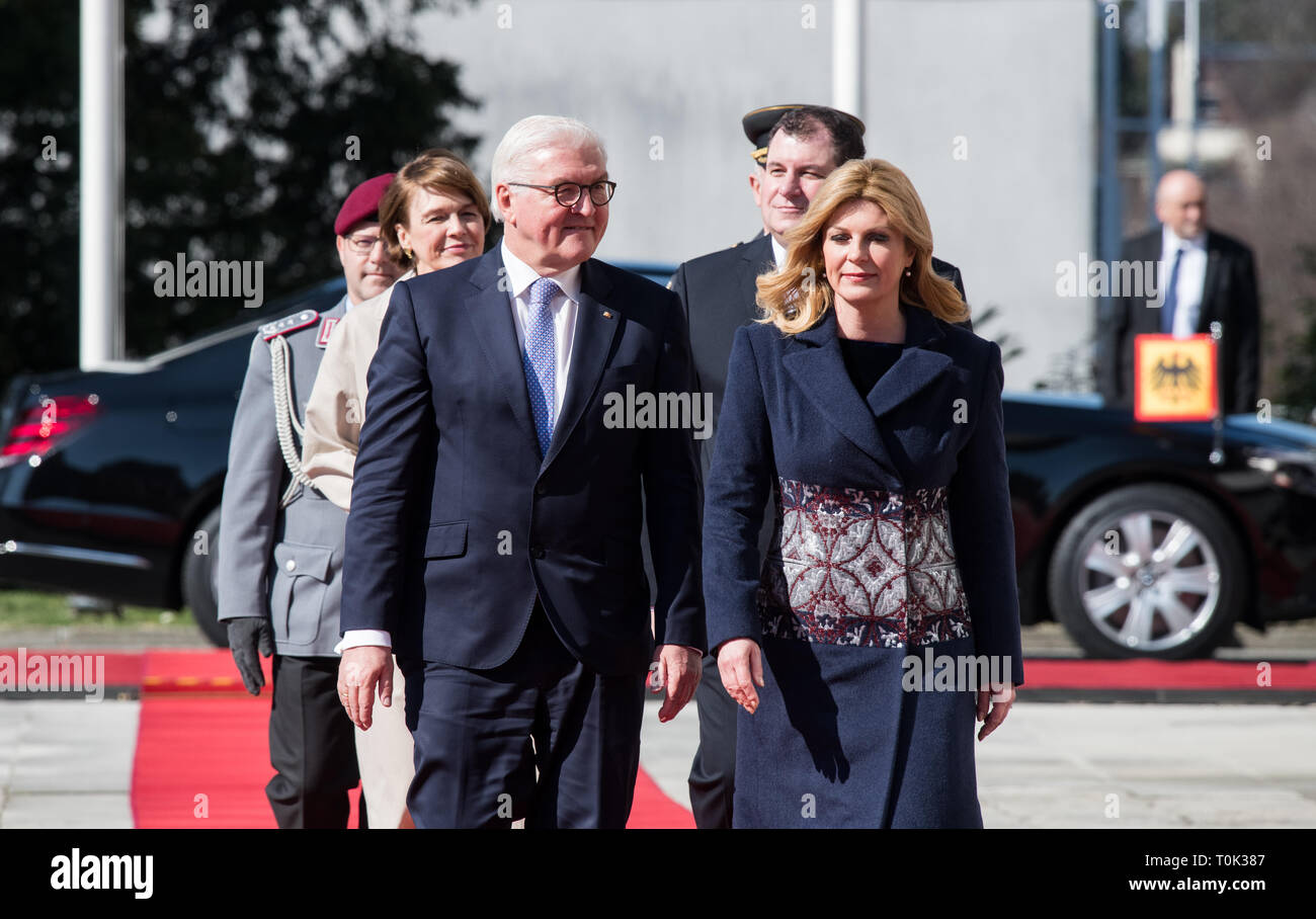 Zagreb, Croatia. 21st Mar, 2019. Federal President Frank-Walter ...