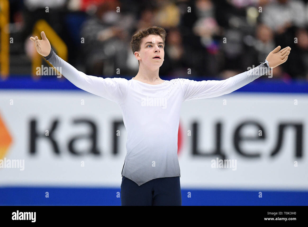 Saitama, Japan. Credit: MATSUO. 21st Mar, 2019. Ivan Shmuratko (UKR ...