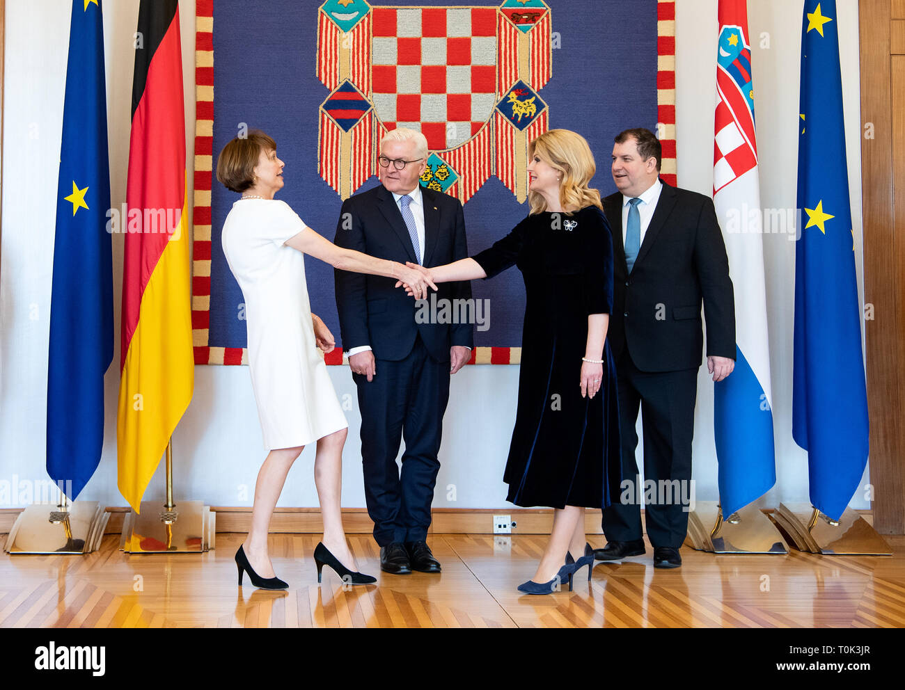 Zagreb, Croatia. 21st Mar, 2019. Federal President Frank-Walter ...