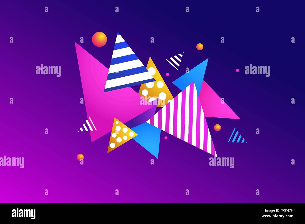 Abstract geometric background Vector illustration Stock Vector Image ...