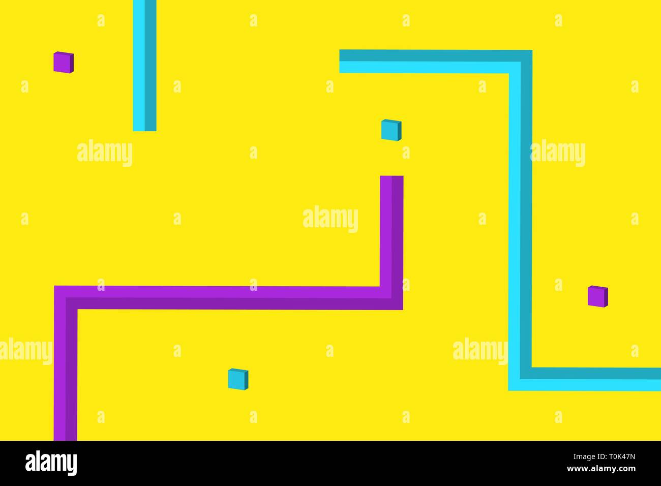 Geometric block Vector illustration Stock Vector Image & Art - Alamy