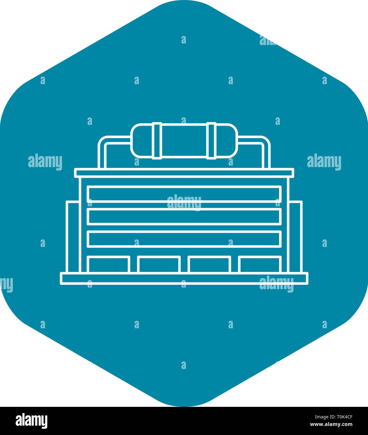 Power station icon, outline style Stock Vector Image & Art - Alamy