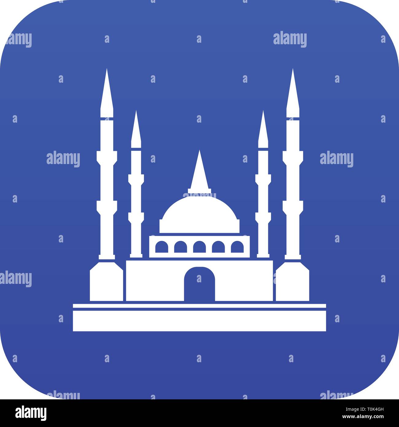 Sultanahmet istanbul blue mosque Stock Vector Images - Alamy