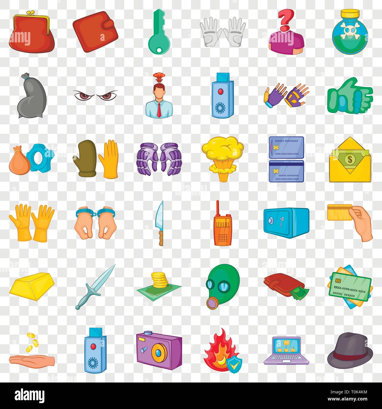 Guilty man icons set, cartoon style Stock Vector Image & Art - Alamy