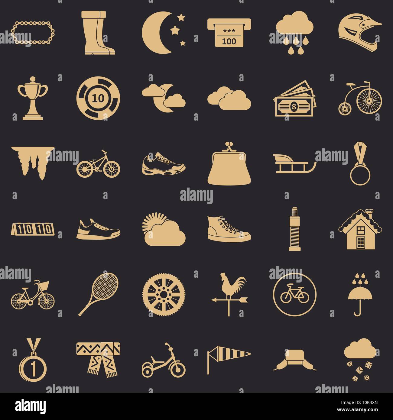 Woman activity icons set, simple style Stock Vector Image & Art - Alamy