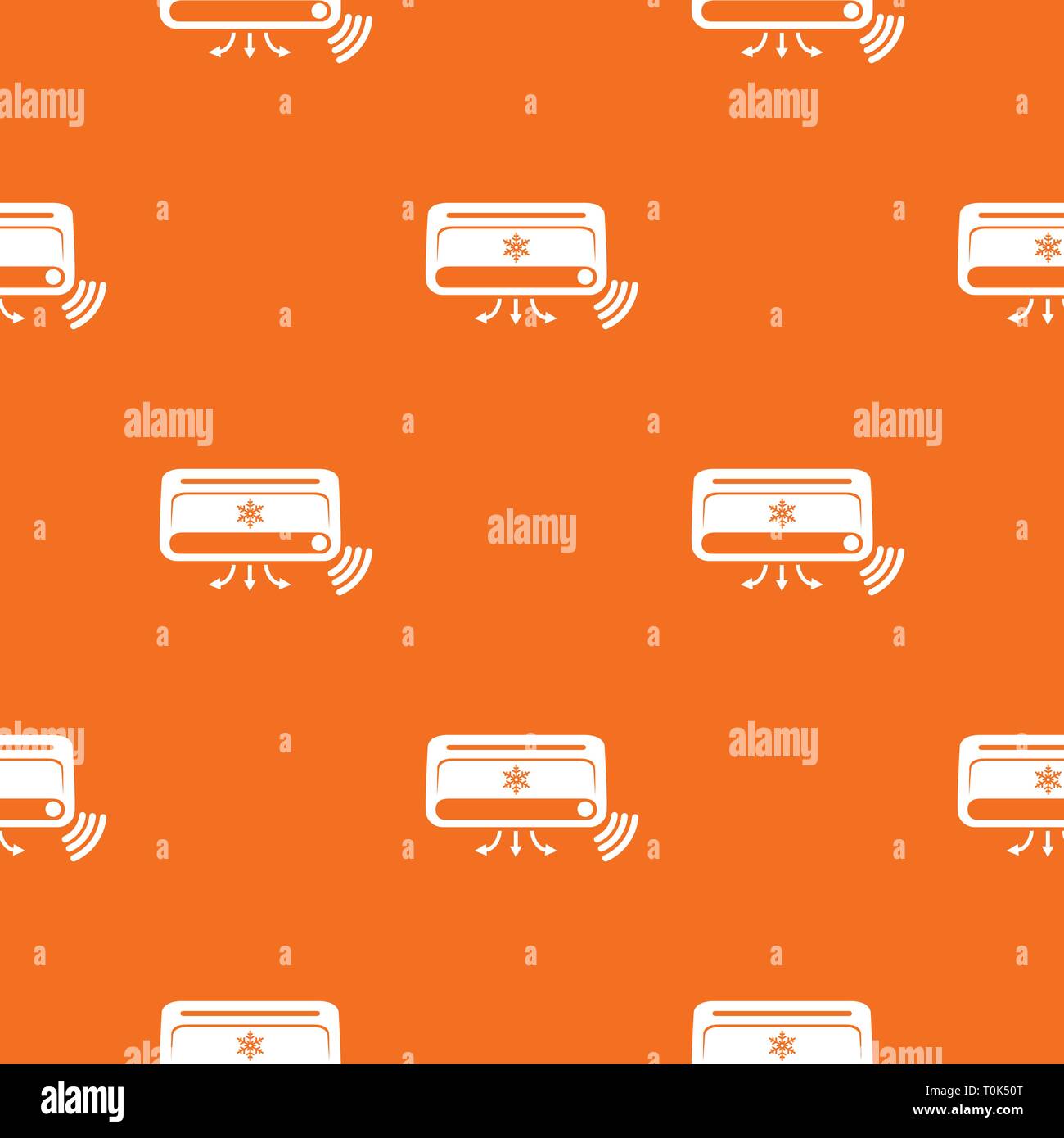 Air conditioning pattern vector orange Stock Vector Image & Art - Alamy