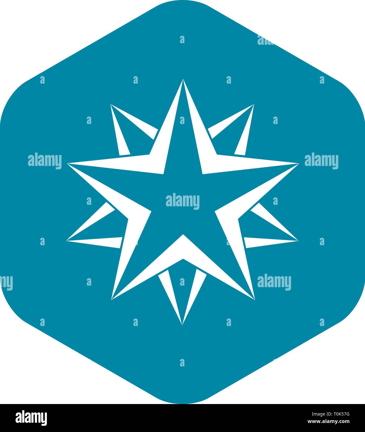 Star icon, simple style Stock Vector Image & Art - Alamy