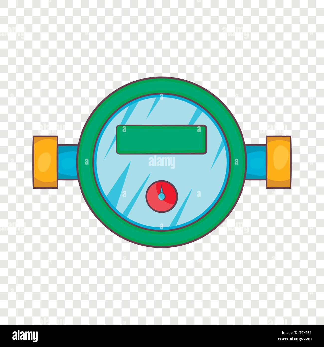 Water meter icon in cartoon style Stock Vector Image & Art - Alamy