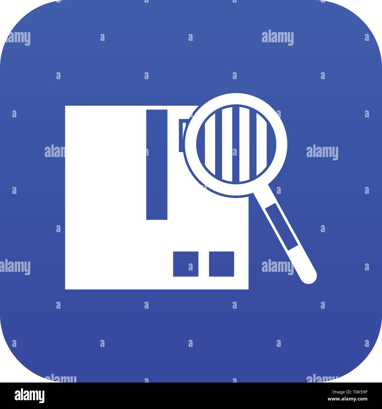Quality control icon digital blue Stock Vector Image & Art - Alamy