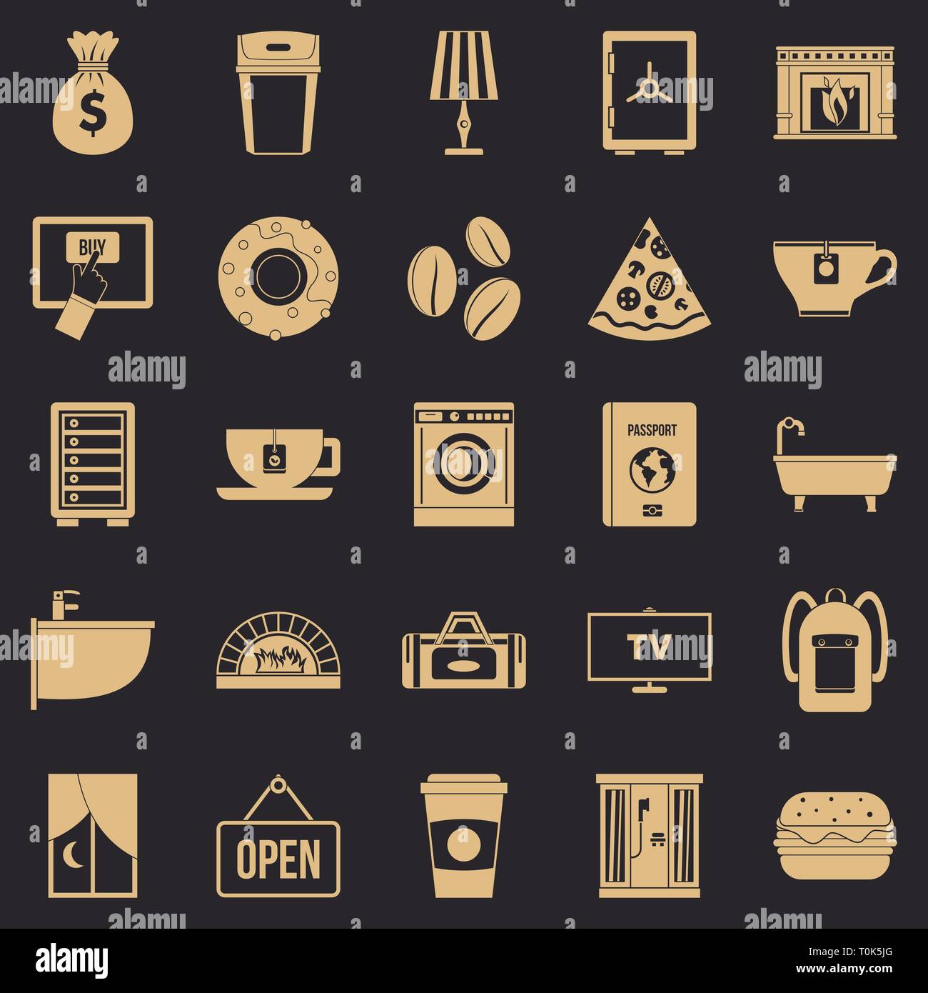 Rooming house Stock Vector Images - Alamy