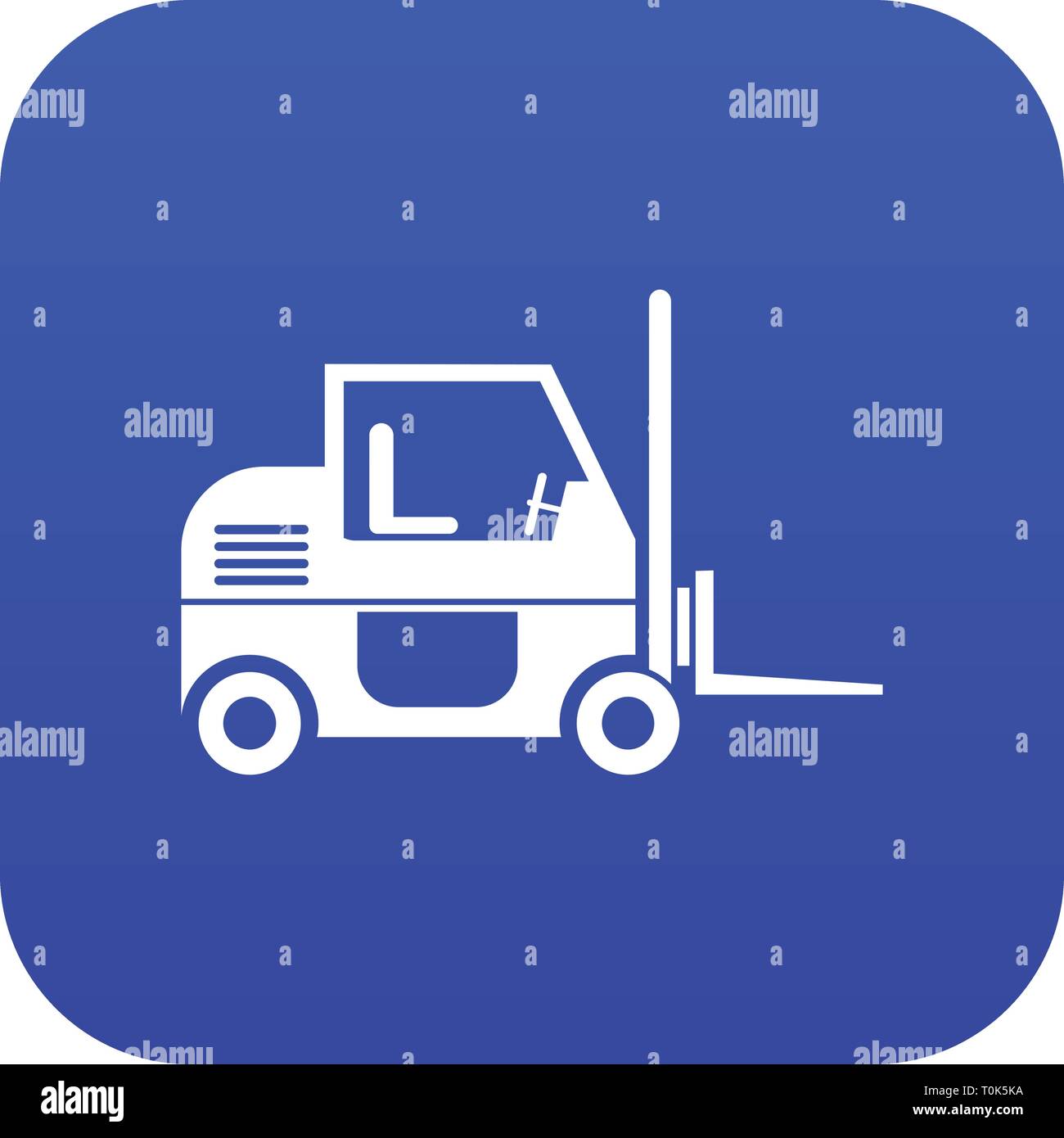 Forklift icon digital blue Stock Vector Image & Art - Alamy