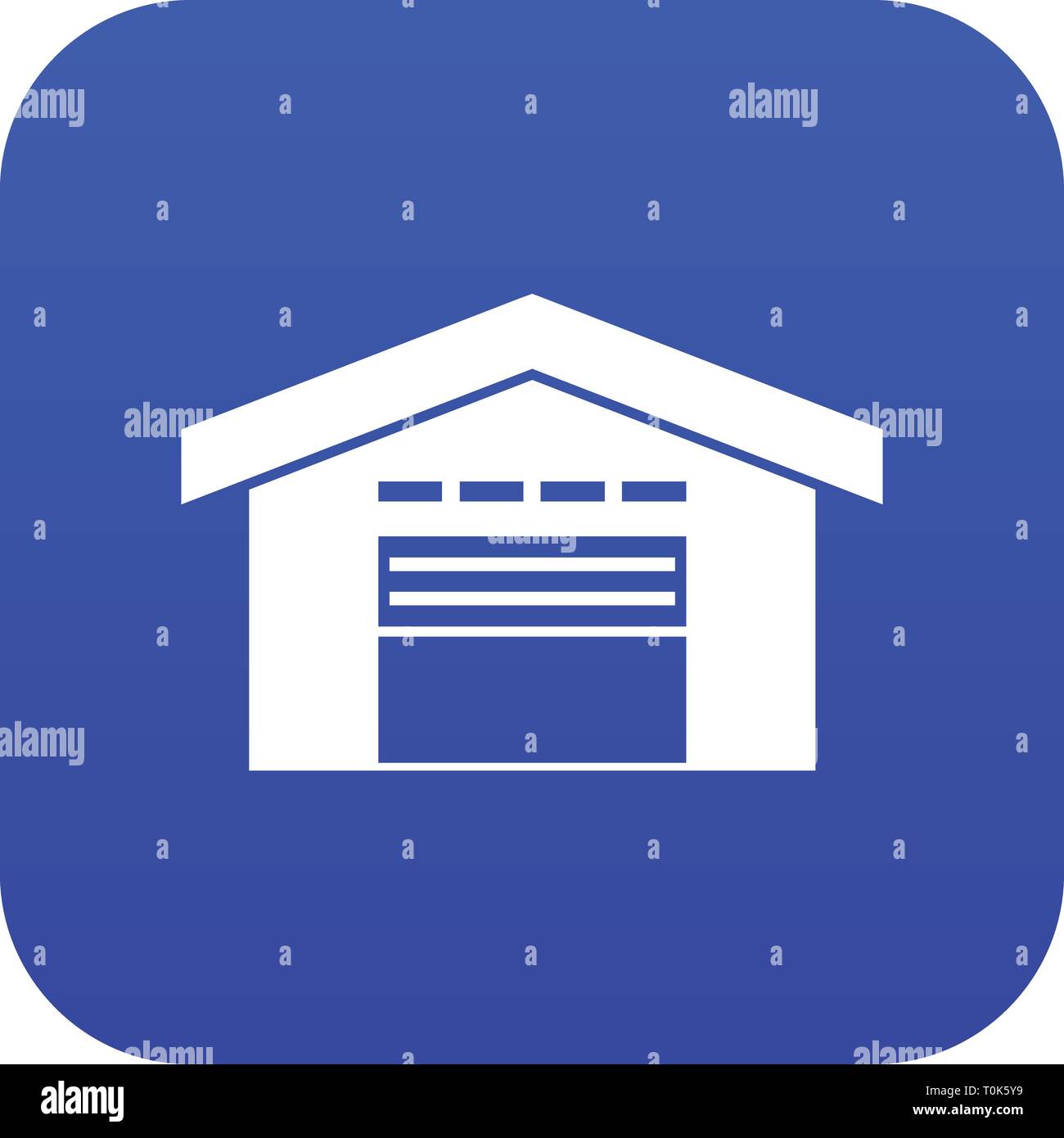 Warehouse icon digital blue Stock Vector Image & Art - Alamy
