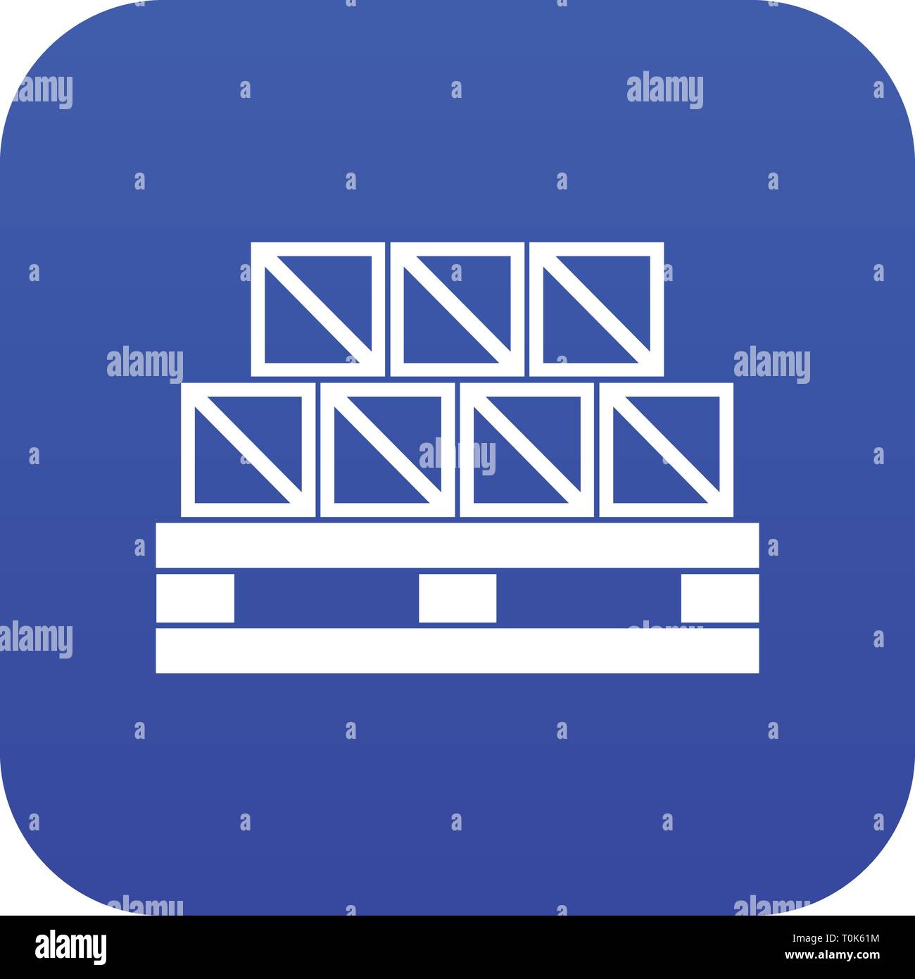 Boxes goods icon digital blue Stock Vector Image & Art - Alamy