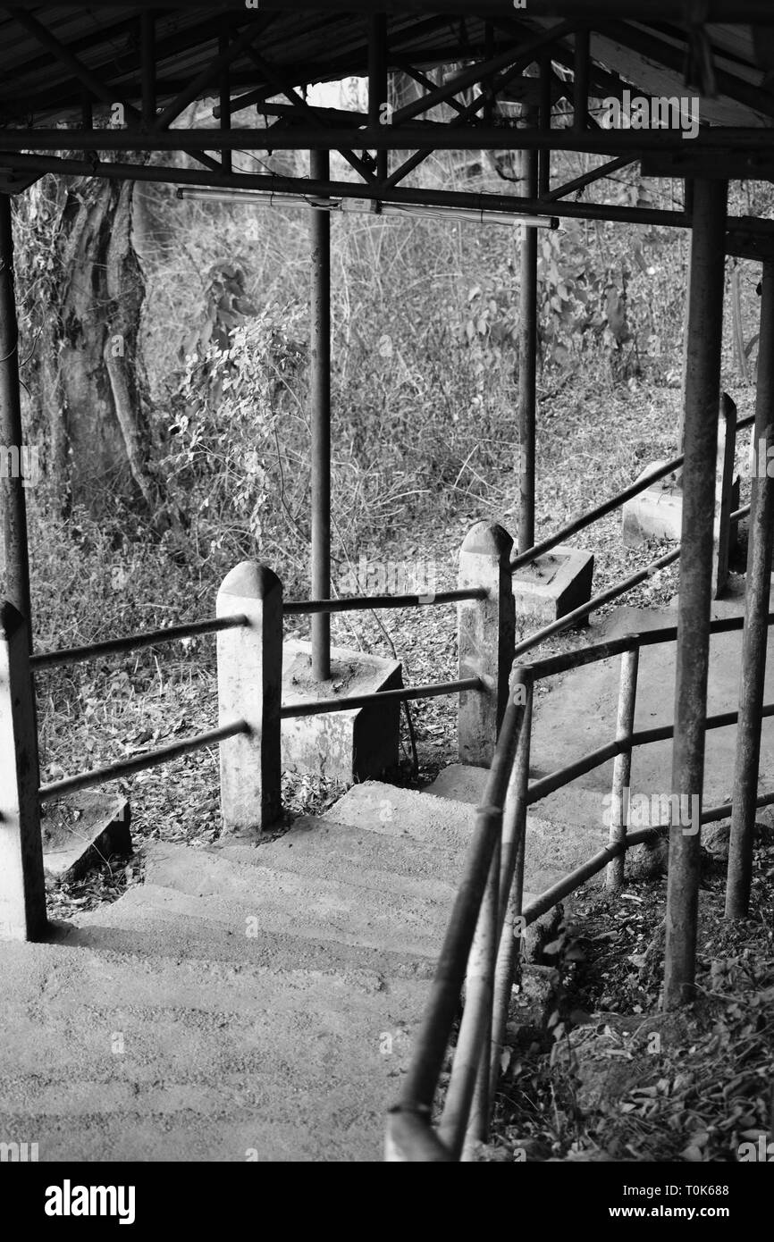 Downward view Black and White Stock Photos & Images - Alamy