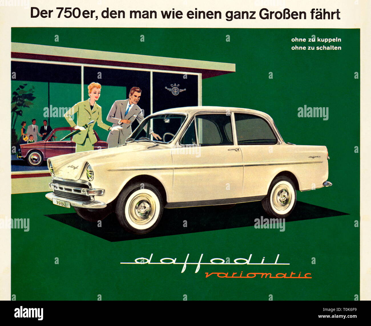 advertising, car, daf, edition daffodil variomatic, Dutch small car ...