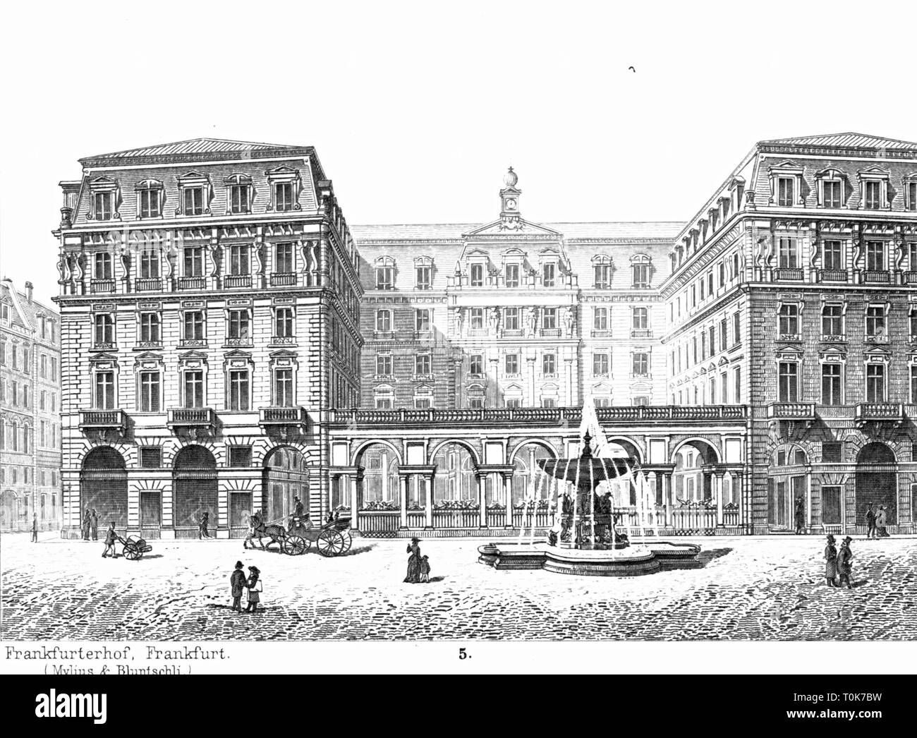 geography / travel, Germany, Hesse, Frankfurt am Main, buildings, Hotel ...