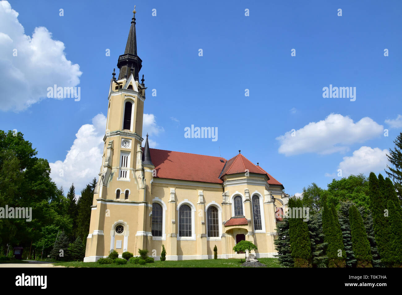 St. Imre Roman Catholic Church, Ronok, Hungary. Szent Imre római ...