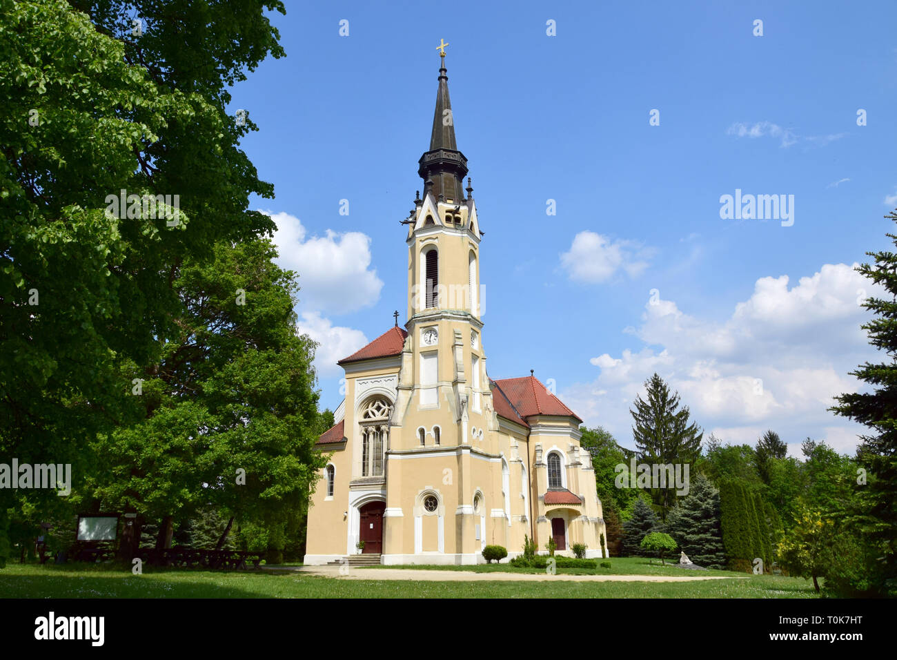 St. Imre Roman Catholic Church, Ronok, Hungary. Szent Imre római ...