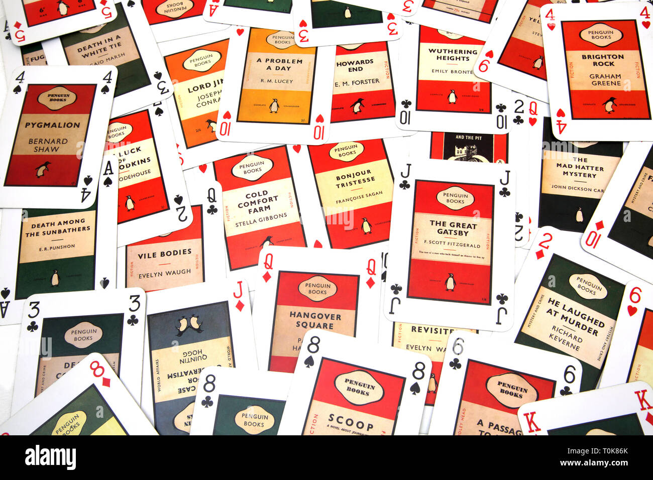 Vintage Penguin Books Playing Cards Celebrating Sixty Penguin Years ...
