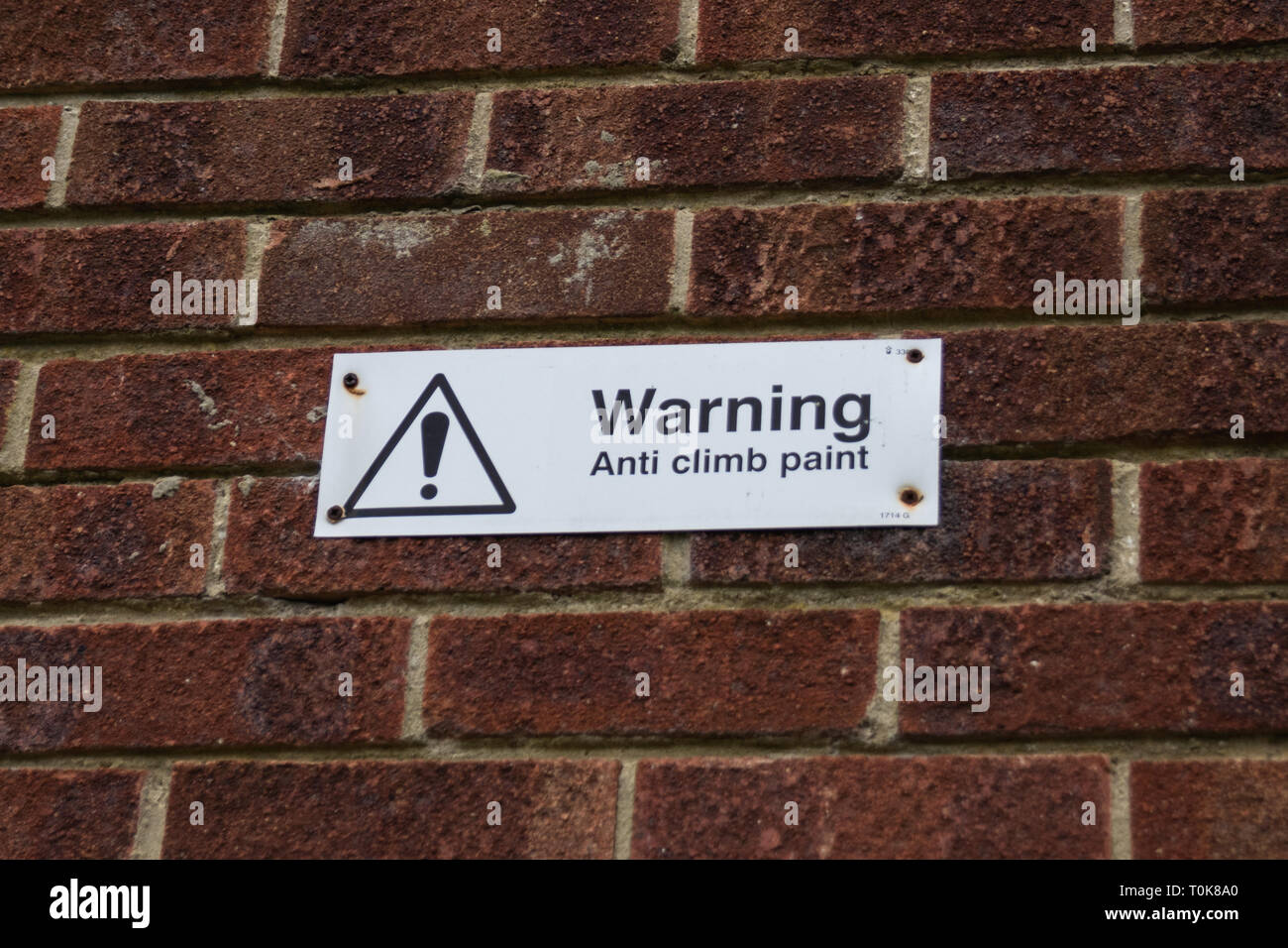 Anti climbing paint hi-res stock photography and images - Alamy