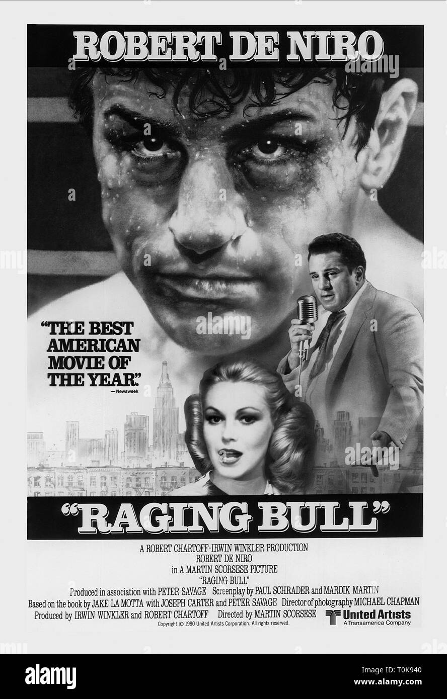 ROBERT DE NIRO, RAGING BULL, 1980 Stock Photo - Alamy