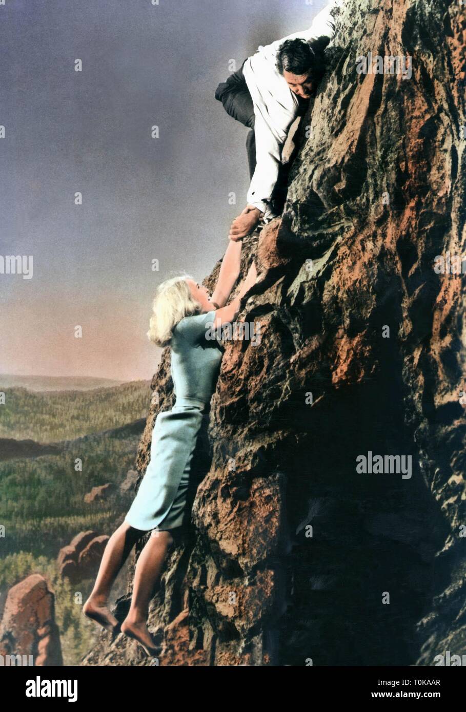 EVA MARIE SAINT, CARY GRANT, NORTH BY NORTHWEST, 1959 Stock Photo - Alamy