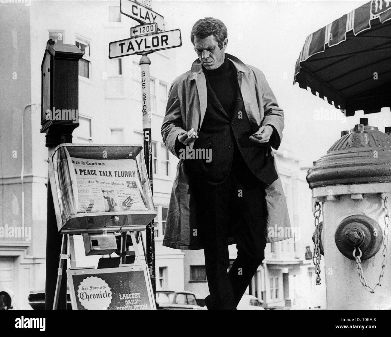 Bullitt 1968 steve mcqueen hi-res stock photography and images - Alamy