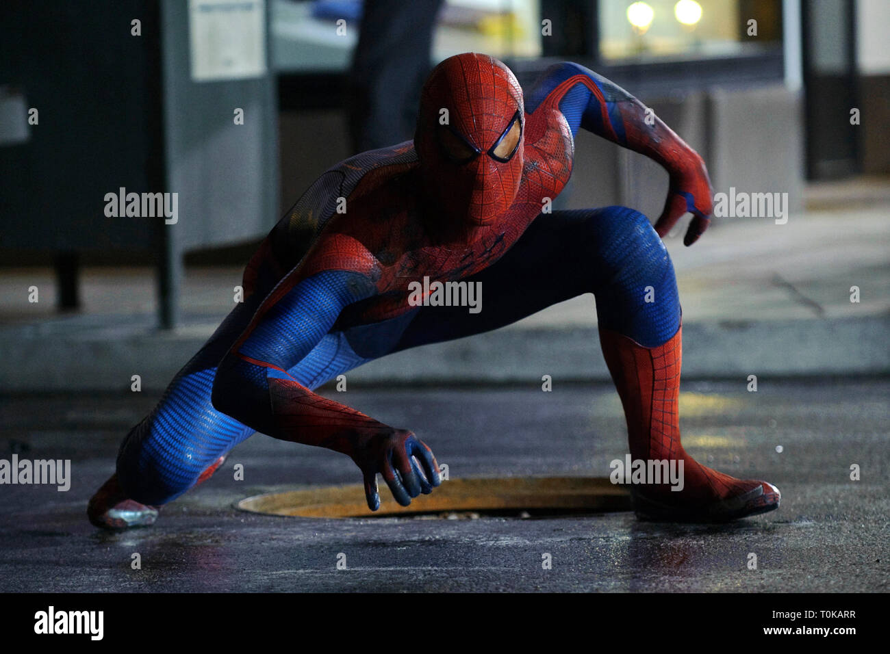 The Amazing Spider Man 2012 Andrew Garfield High Resolution Stock ...