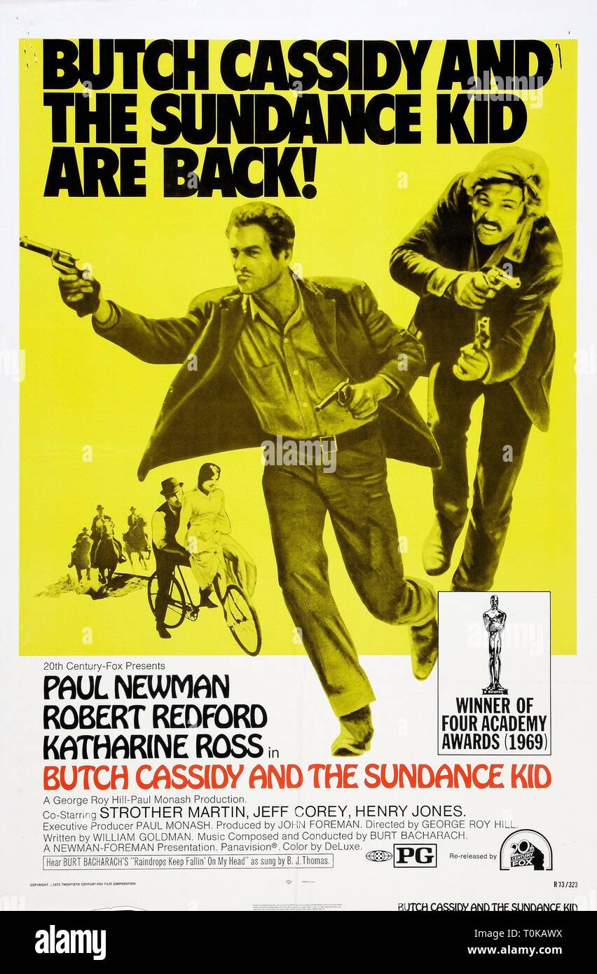 Butch cassidy film poster hi-res stock photography and images - Alamy