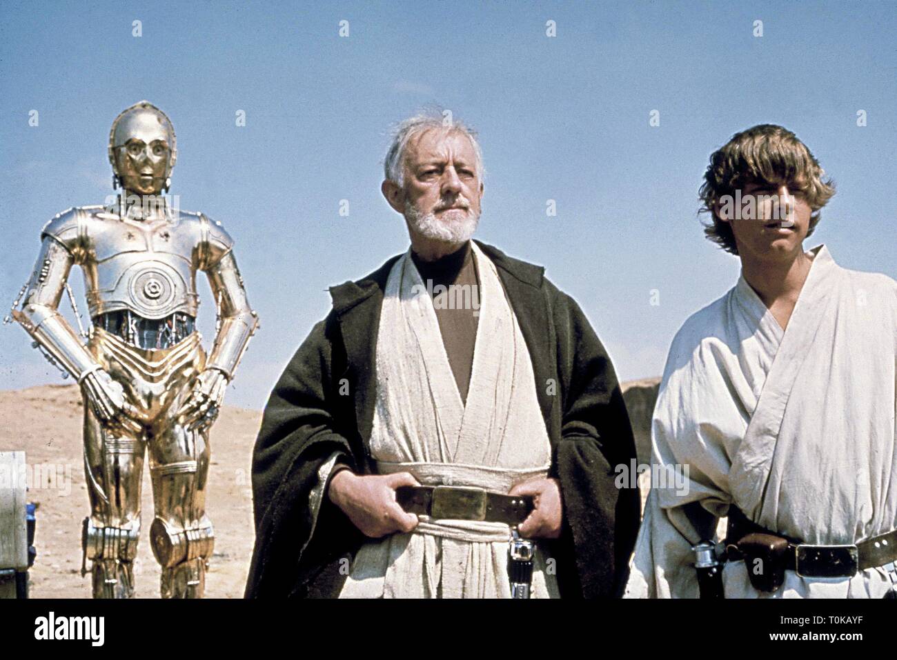ANTHONY DANIELS, ALEC GUINNESS, MARK HAMILL, STAR WARS: EPISODE IV - A ...