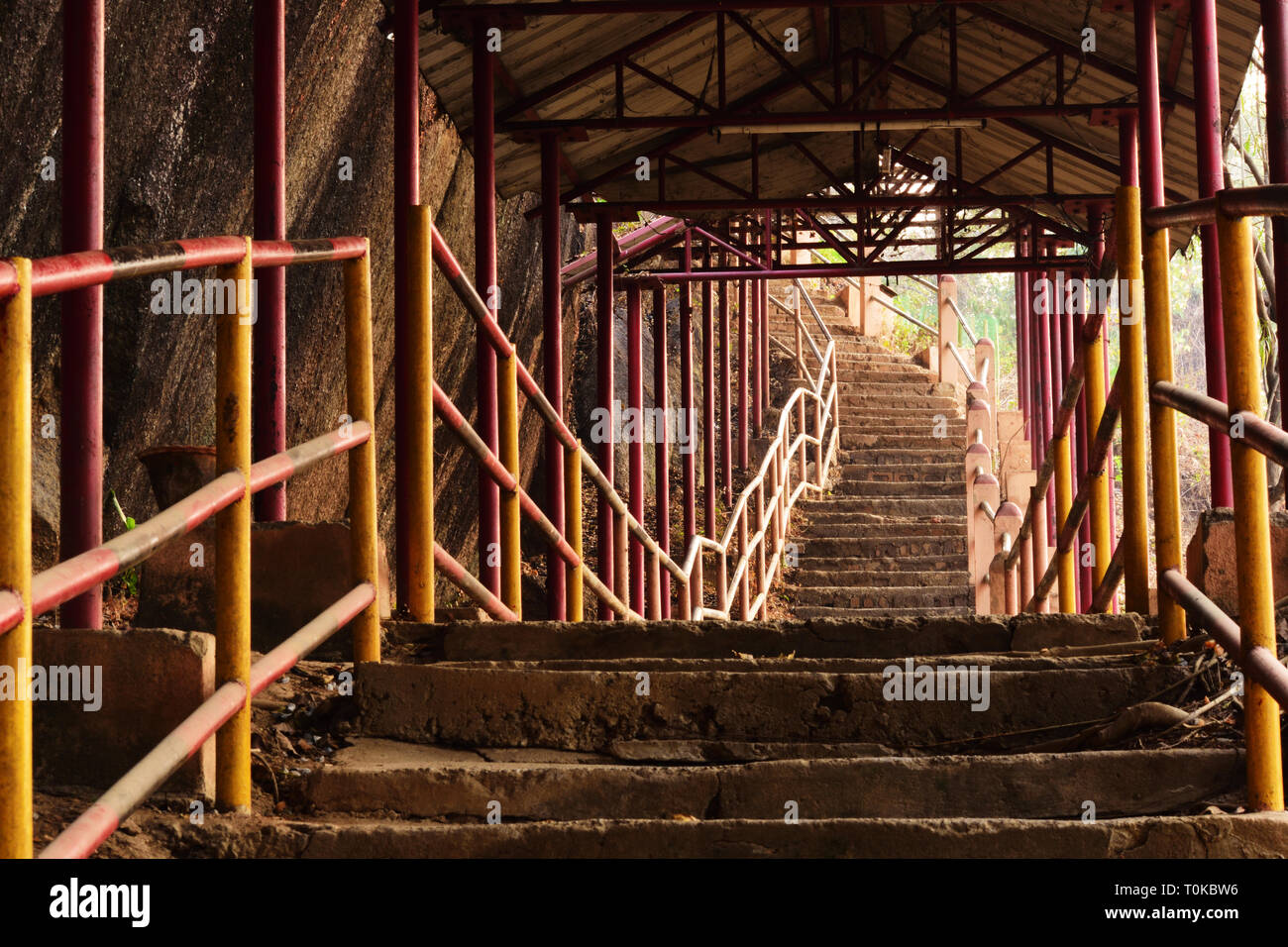 Stairs high upwards Stock Photo - Alamy