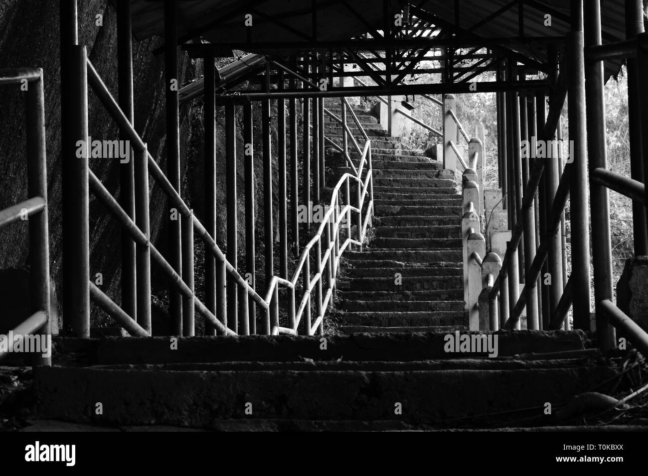 Stairs high upwards Stock Photo - Alamy