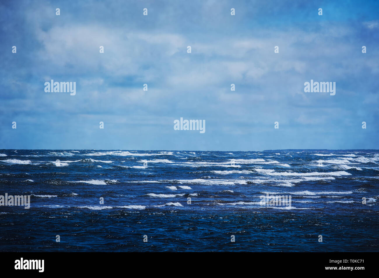 Deep ocean stormy waves hi-res stock photography and images - Alamy
