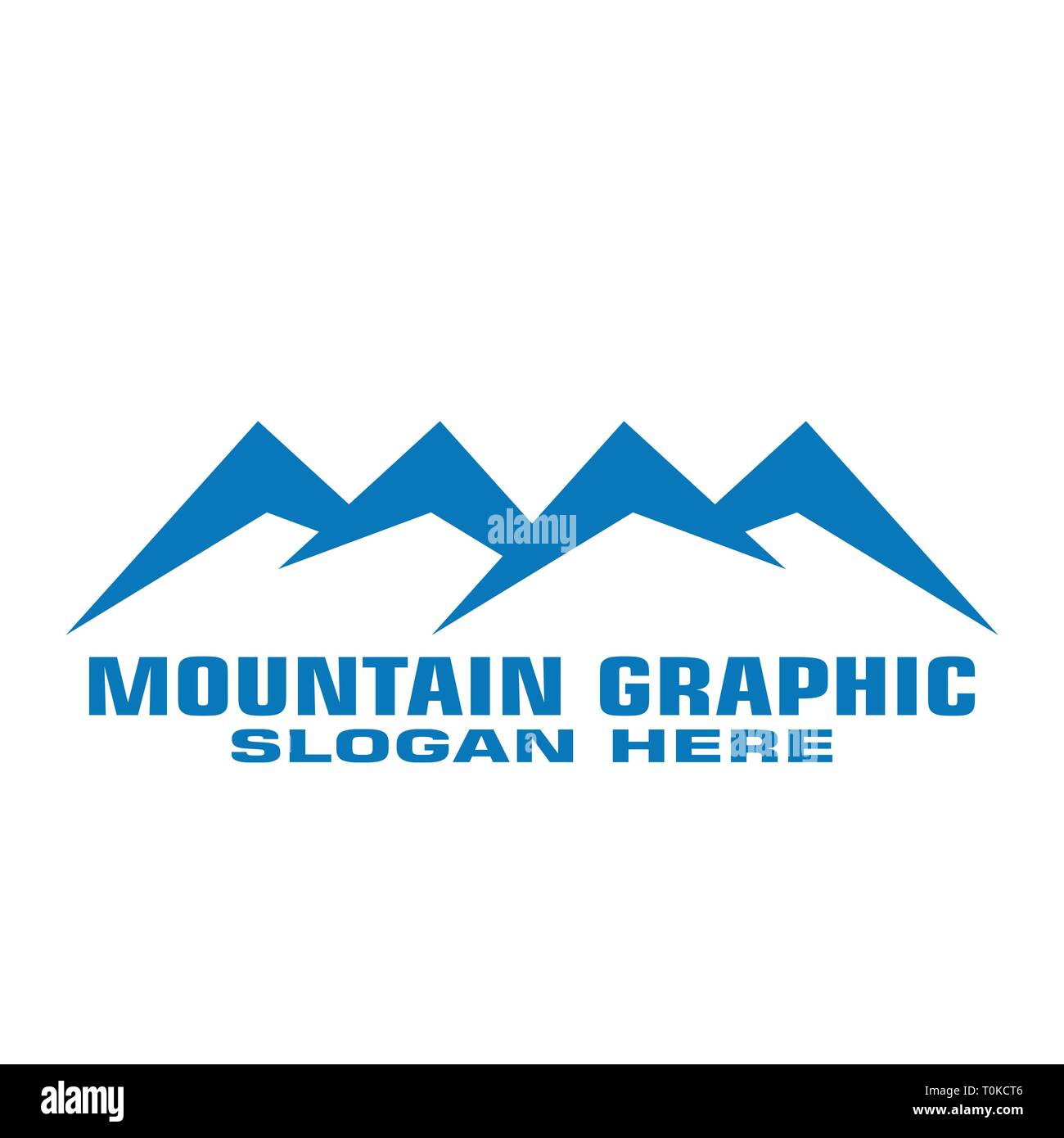 Mountain graphic design concept, mountain logo vector, flat design ...