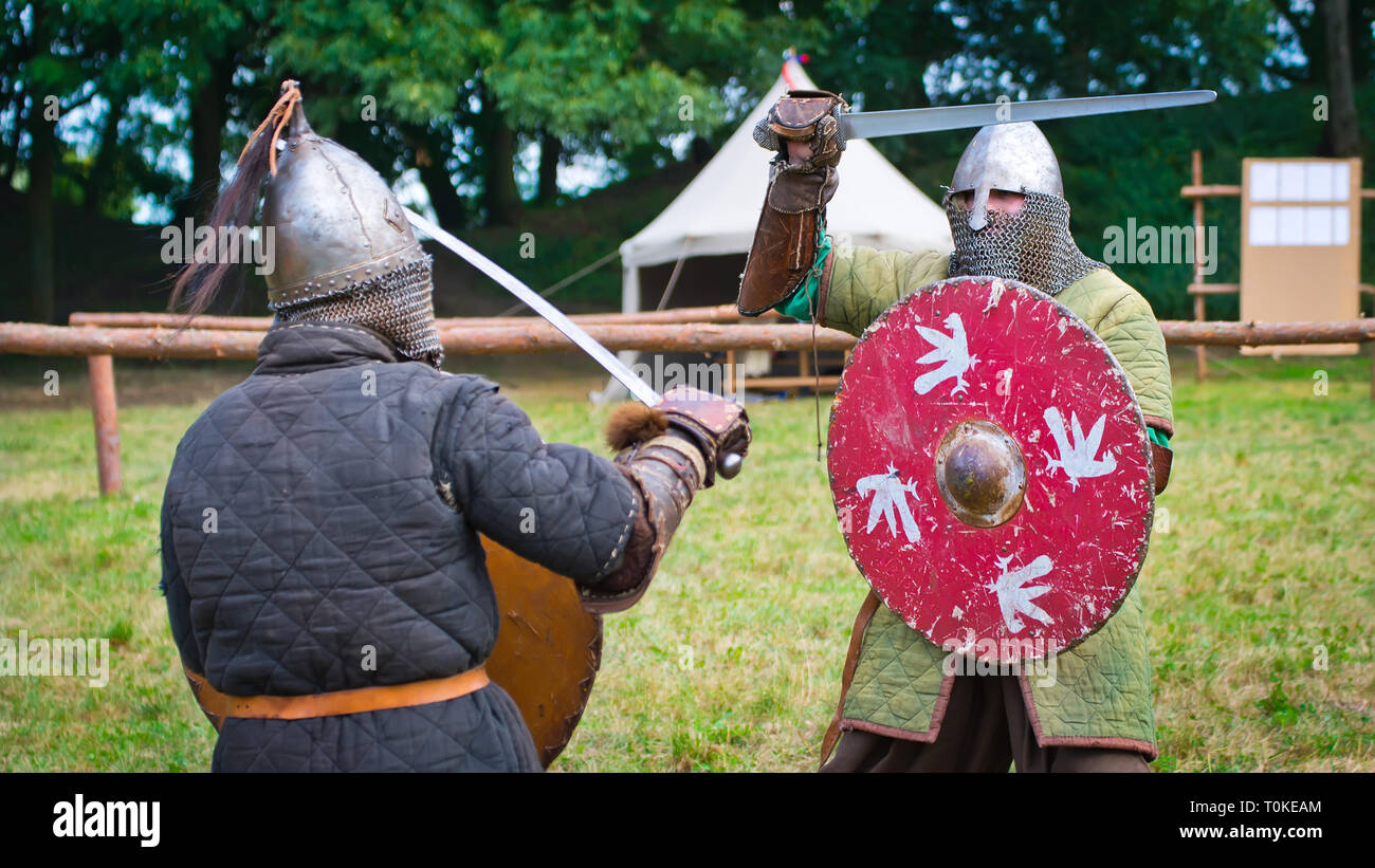 Warriors fighting during hi-res stock photography and images - Alamy