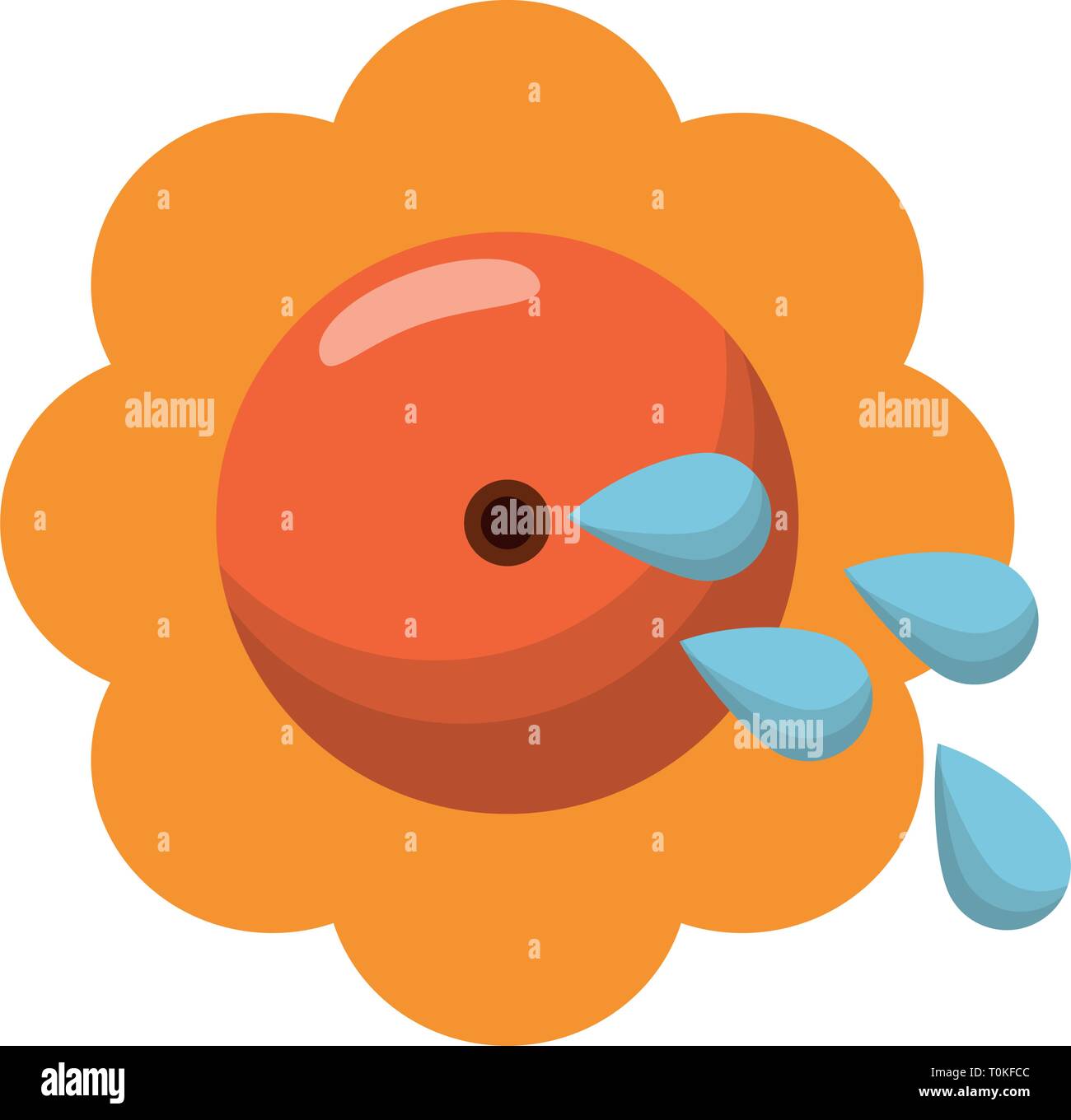 Circus clown joke flower Stock Vector Images - Alamy