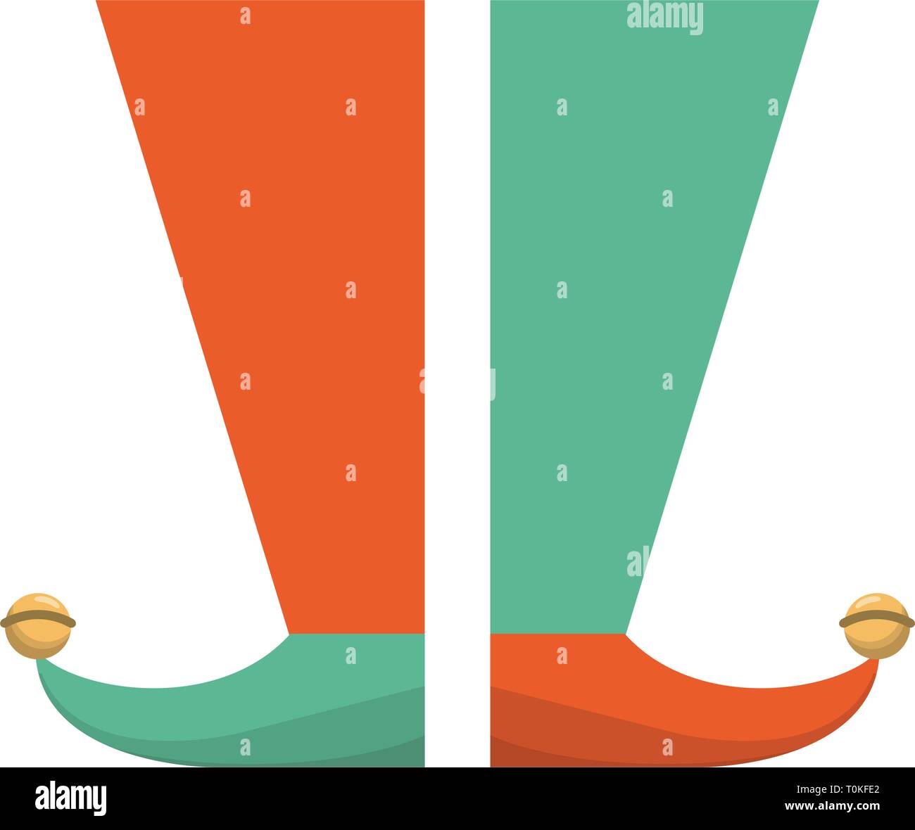 Jester boots cartoon isolated Stock Vector Image & Art - Alamy