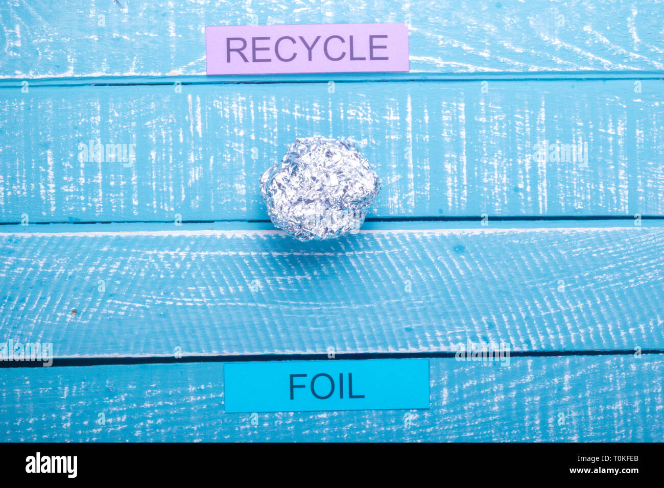 Foil recycle hi-res stock photography and images - Alamy
