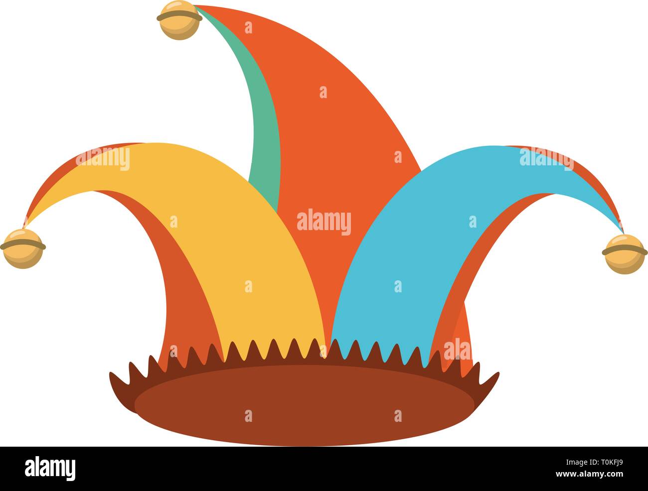 Jester hat cartoon isolated Stock Vector Image & Art - Alamy